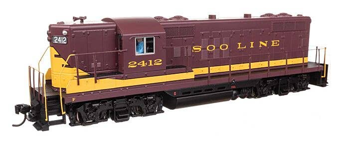 EMD GP9 Phase II with High Hood - Standard DC -- Soo Line #2412 - 1050 – EngineHouse Services LLC