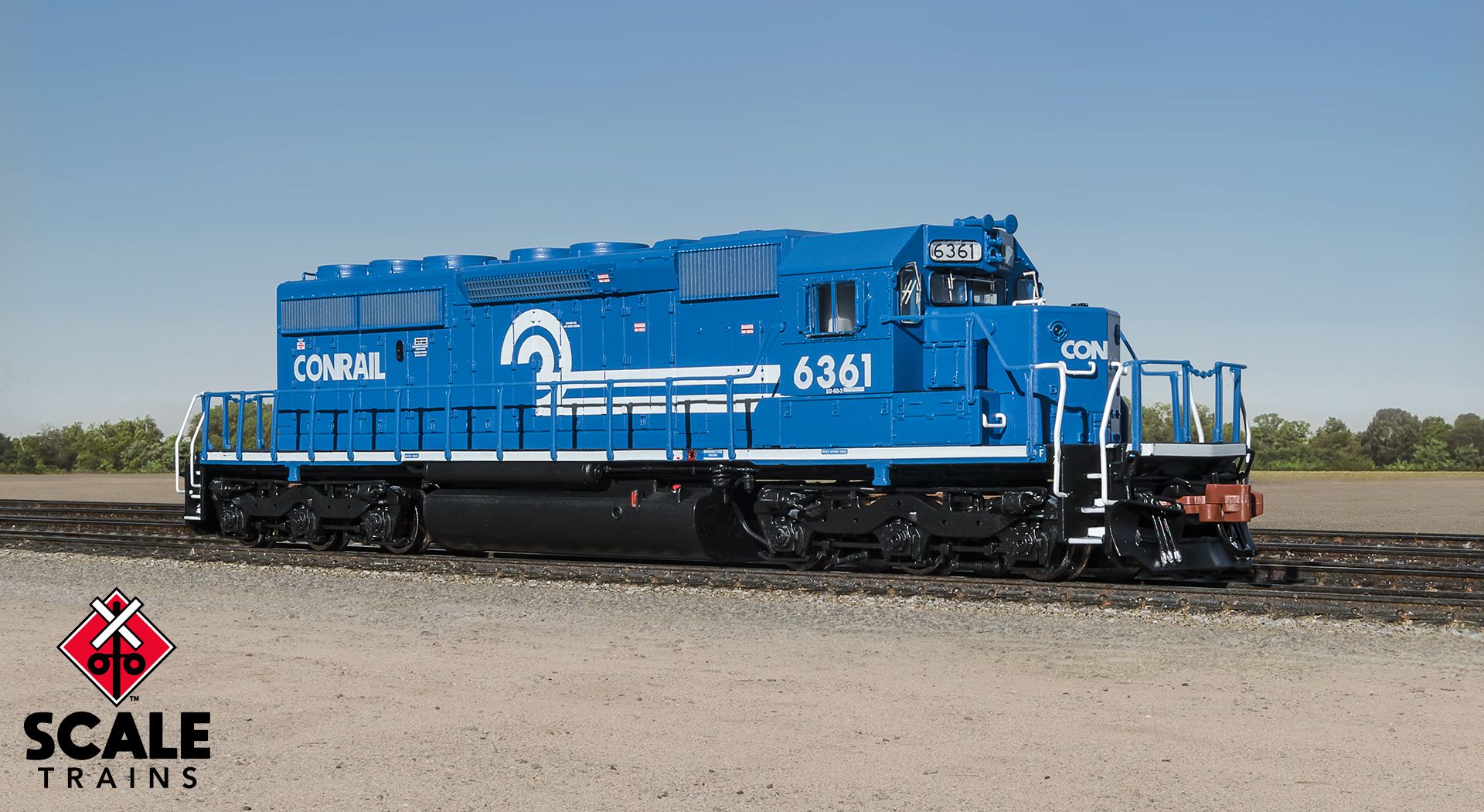 EMD SD40-2, Conrail, Can Opener, White Frame Stripe #6382 DC/DCC Ready – EngineHouse Services LLC