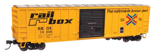 50' ACF Exterior Post Boxcar Railbox RBOX 10008 - 1892 : HO ...