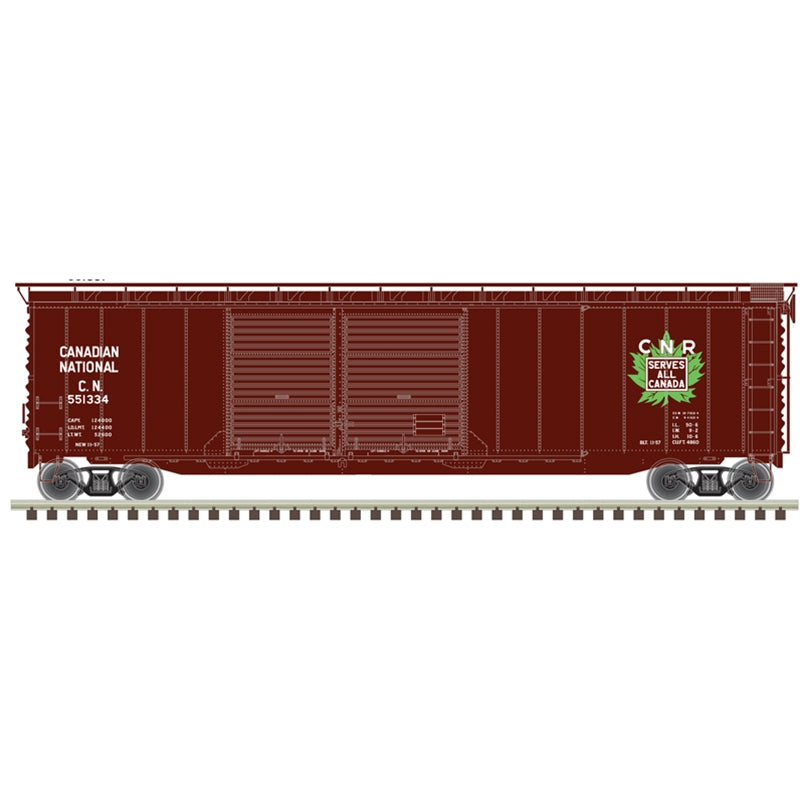 50' Double-Door Boxcar - Master(R) -- Canadian National 551387 - 20006 ...