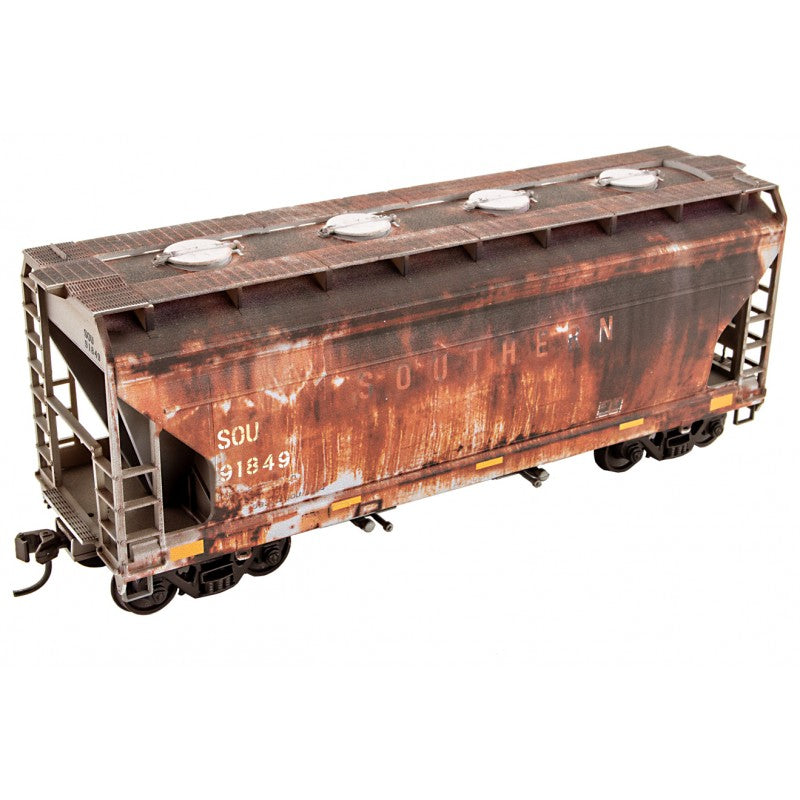 ACF 2 -Bay Covered Hopper NS/ex-Southern Weathered Rd #91849 Kit - 220 ...
