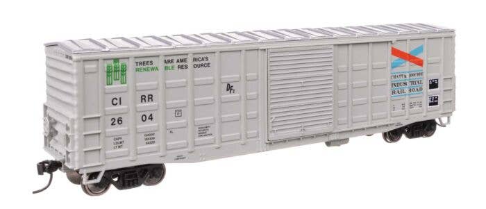 50' Waffle Side Boxcar - Ready To Run -- Chattahoochee Industrial Rail ...
