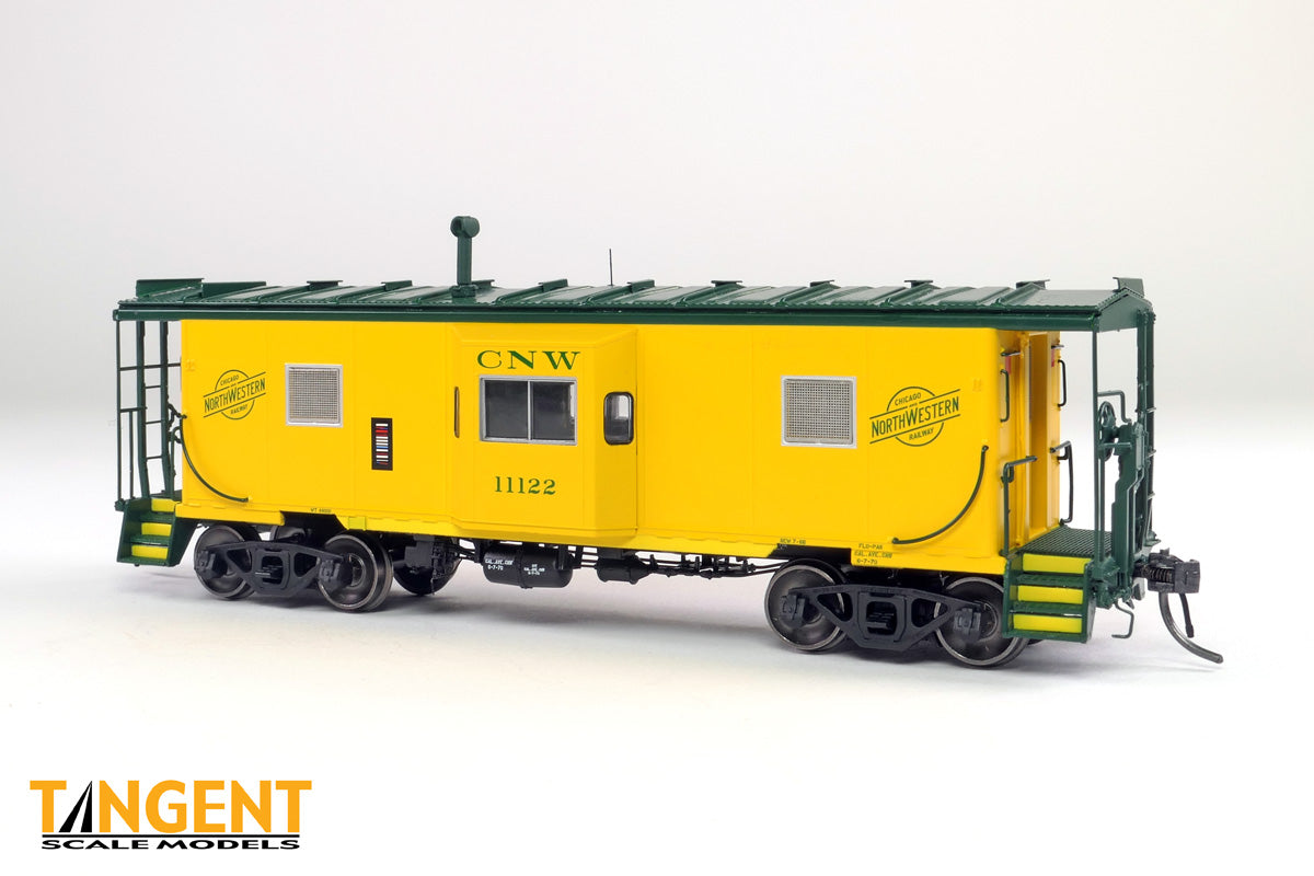 Chicago & Northwestern (C&NW) “Yellow Repaint 1970+” ICC Bay Window Ca ...