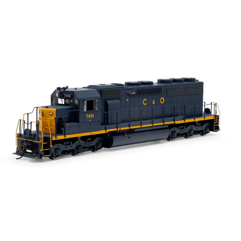 EMD SD40 Locomotive with DCC & Sound, C&O #7451 - 73739 : HO ...
