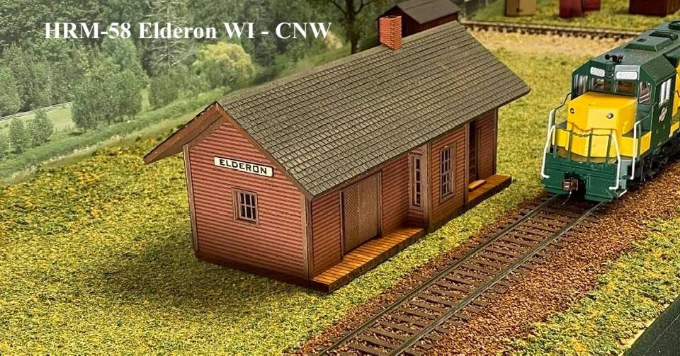 Elderon, WI CNW Depot Kit-58 : HO – EngineHouse Services LLC