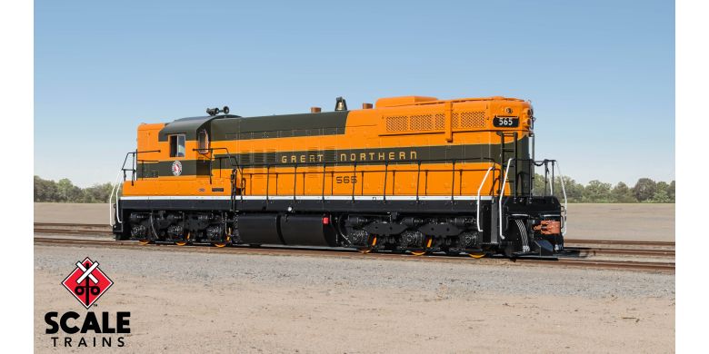 EMD SD7, Great Northern/Empire Builder/As Delivered #569, DCC & Sound ...
