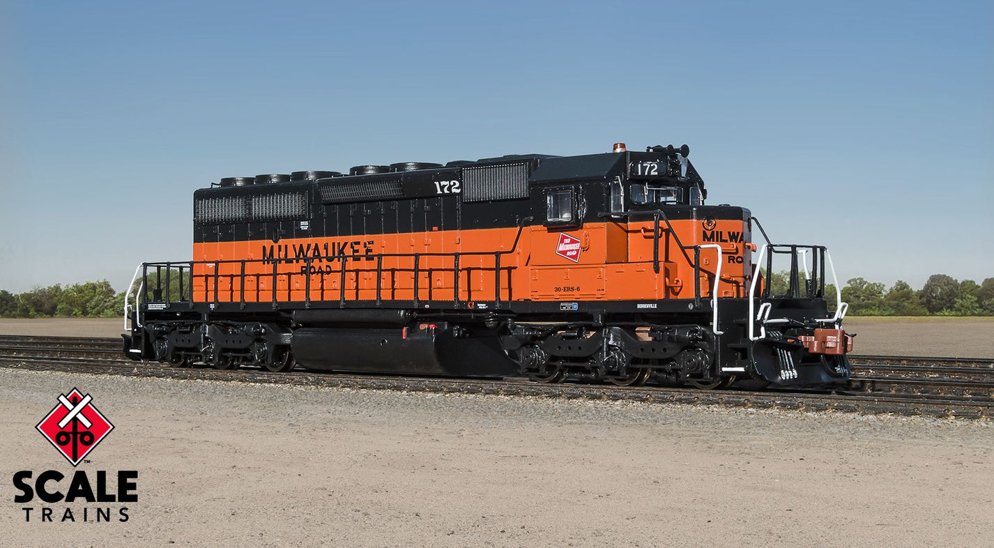 EMD SD40-2, Milwaukee Road, Billboard Lettering #173 w/DCC & Sound - 3 ...