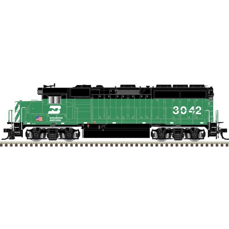 EMD GP40-2 - Burlington Northern 3055 DCC Ready - 10003473 : HO – EngineHouse Services LLC