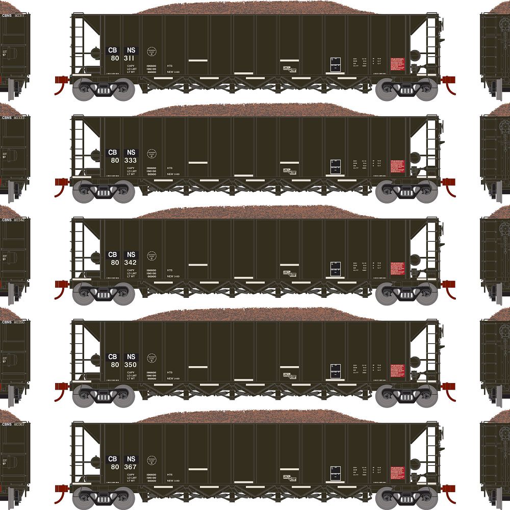 5-Bay Rapid Discharge Hopper CBNS (5-pack) - 98500 : HO – EngineHouse ...